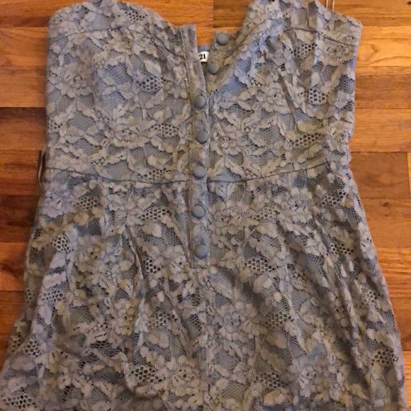 Forever 21 | Shorts | Vintage Blue Lace Romper | Poshmark